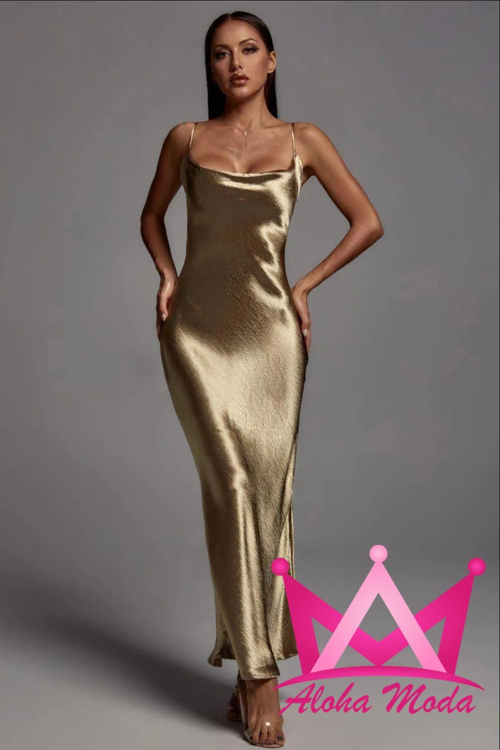 Vestido Mini Ajustado Glamuroso – Aloha Moda